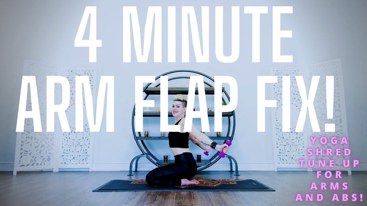 🔥 💪🏻💪🏽🔥 Arm Flap Fix: An Epic 4 Minute Arm & Abs Sculpt! - YouTube
