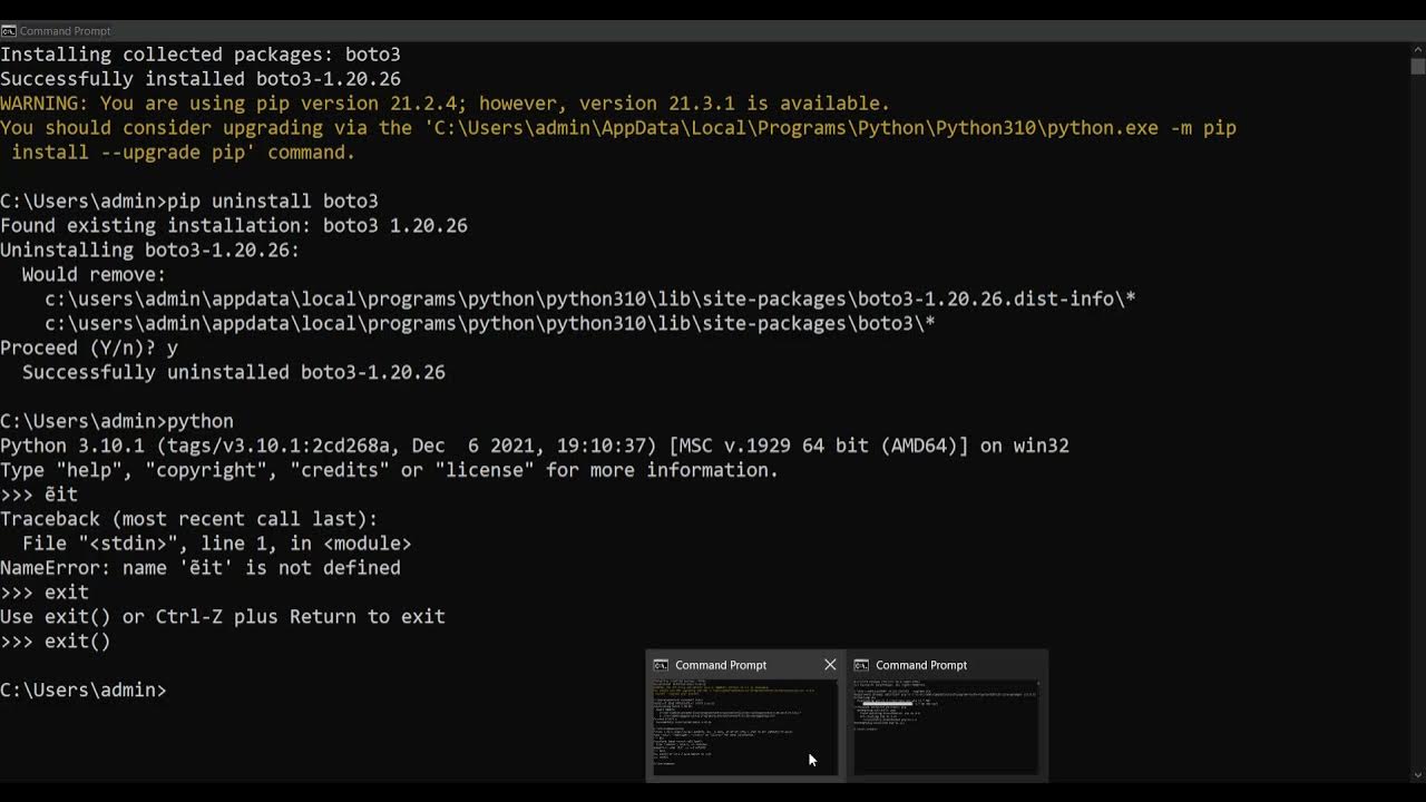 [Khóa học Python Boto 3 Amazon Web Services] - Bài 2: Cài đặt Boto3 ...