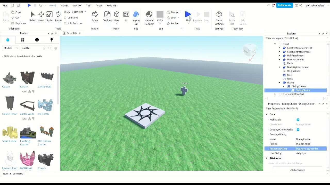roblox studio how to make a character to speak tutorial - YouTube