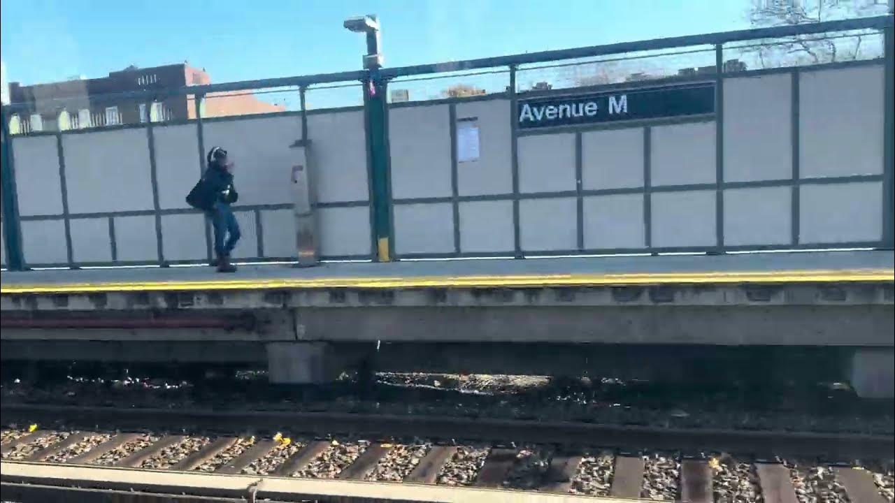 Нью Йорк Метро Поездка в метро Вид из окна Youtube