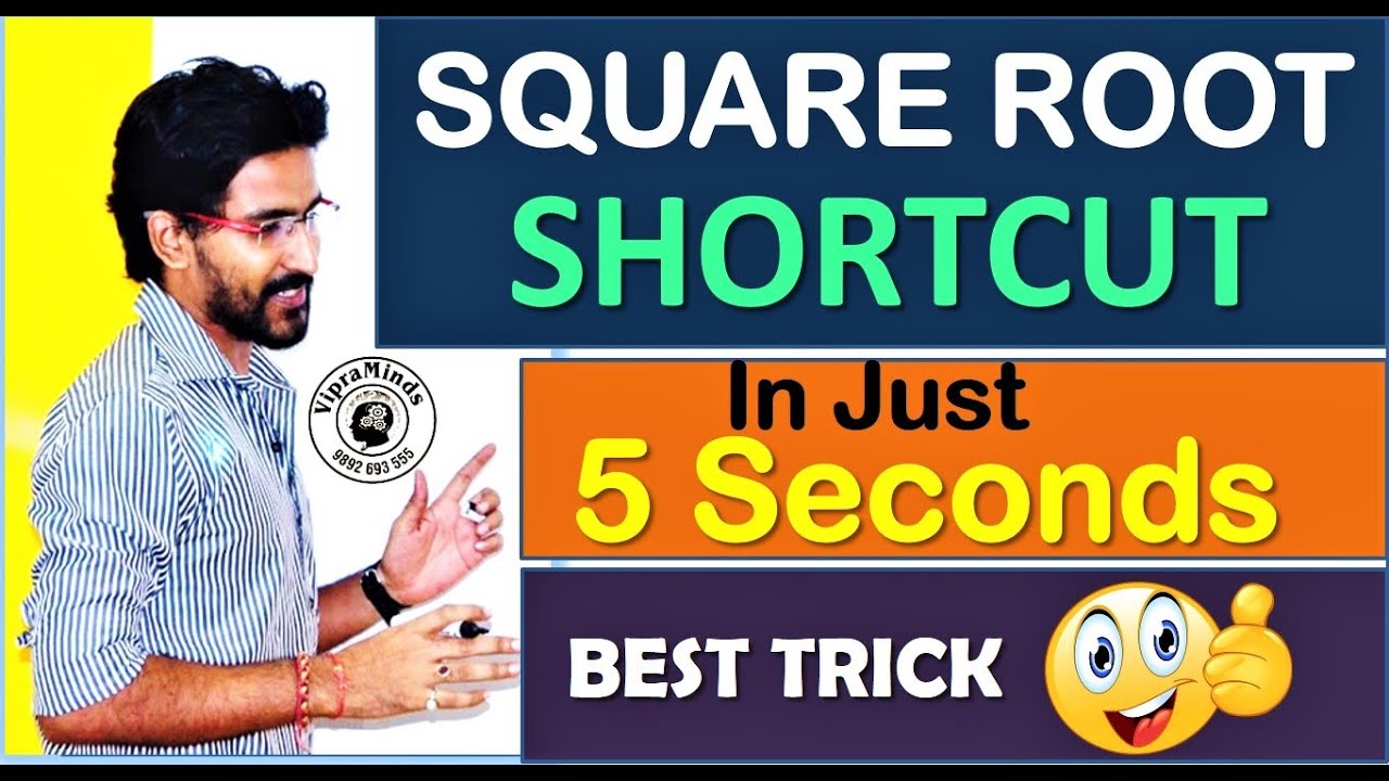 Square Root Tricks How To Find Square Root Shortcut Trick To Find Square Root Tricks How To Find Square Root Shortcut Trick To Find