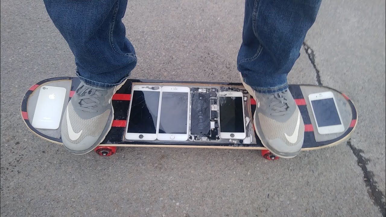 Making A iPhone Skateboard - YouTube