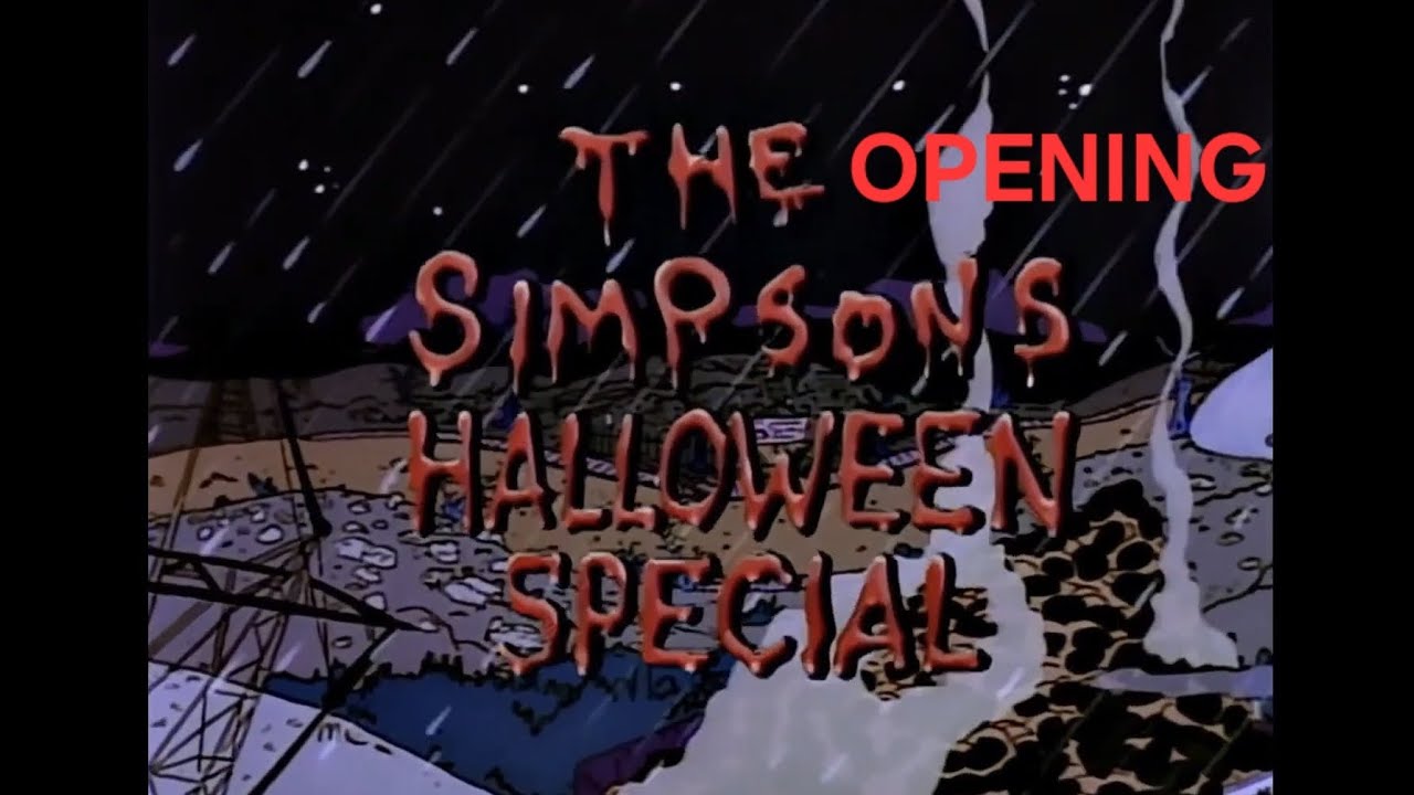 The Simpsons Halloween Special I Opening - YouTube