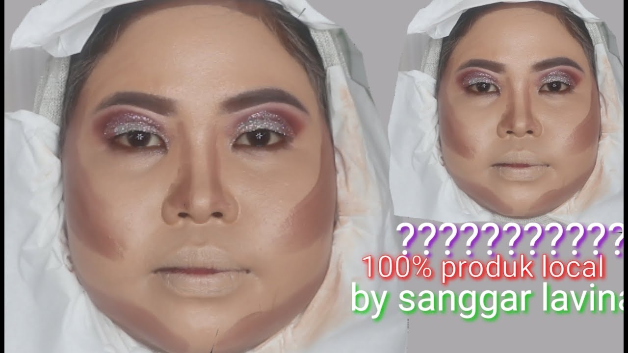Tutorial Make up pengantin 100% produk local anti mahal ||# ...