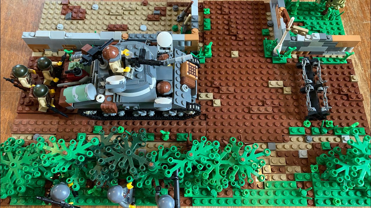 Lego WW2 MOC “Skirmish in Normandy” - YouTube