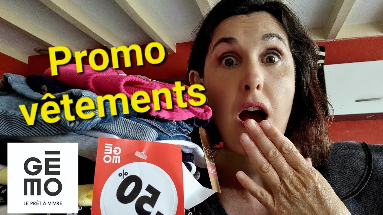 Haul #vêtements promo GEMO - YouTube