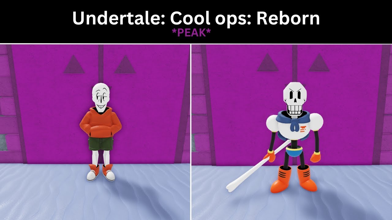 UT: COOL Ops: REBORN - Underswap papyrus + Revenge Papyrus Showcase ...