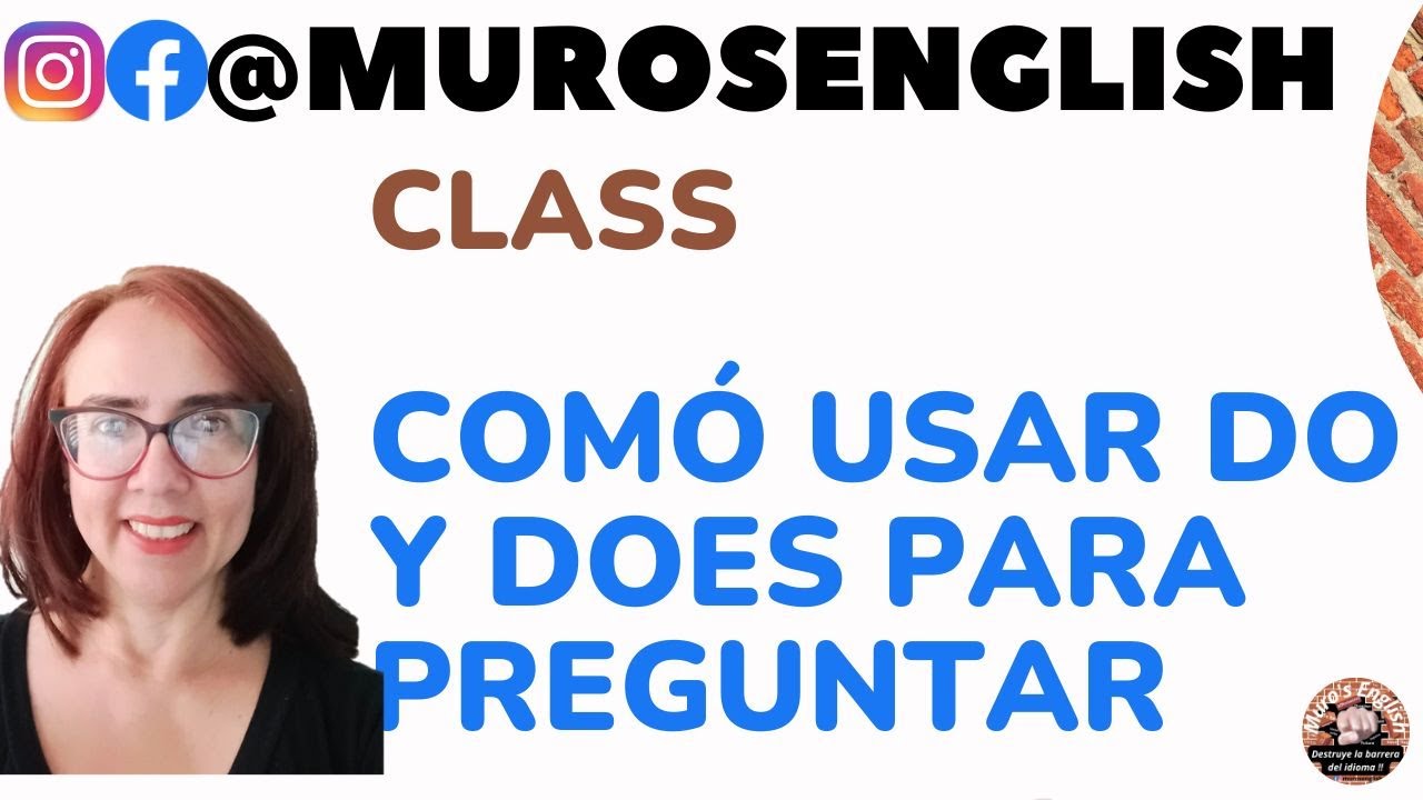DO Y DOES, Comó preguntar en Inglés en presente simple - YouTube