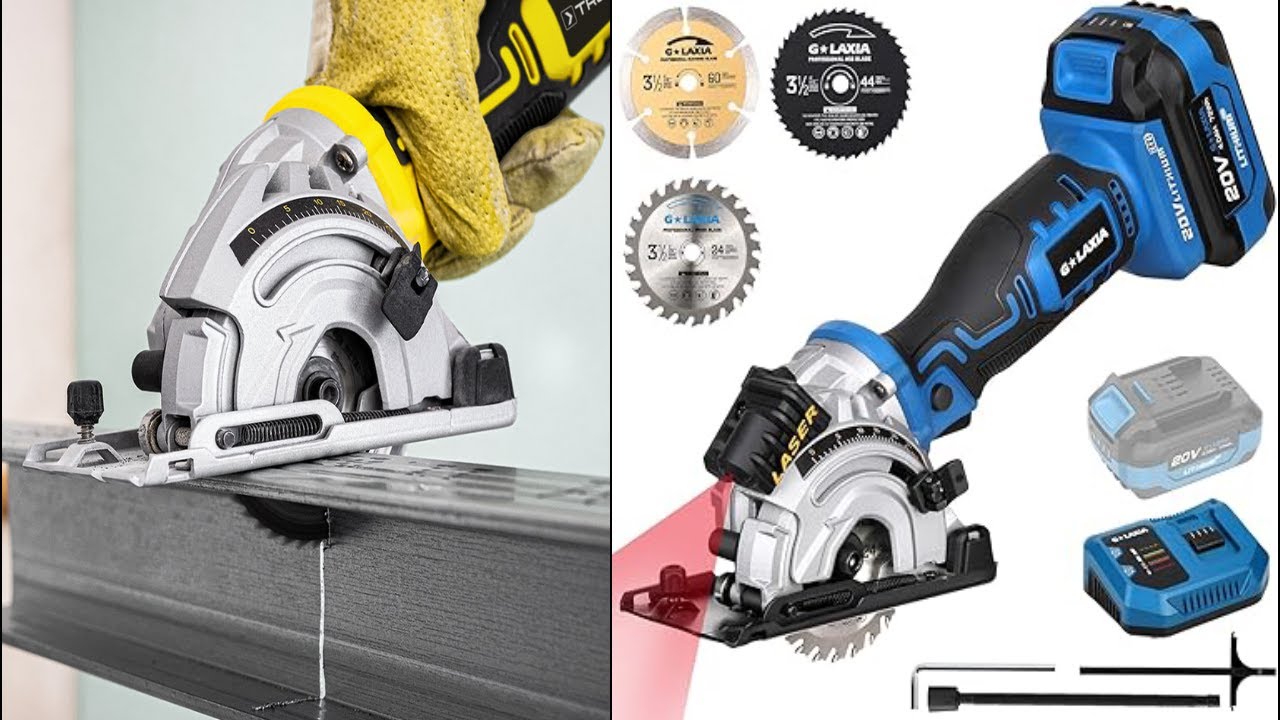 hand circular saw mini plunge saw - YouTube