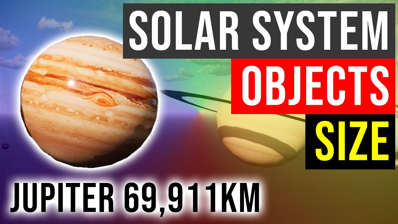 Solar System Size Comparison 3D - YouTube