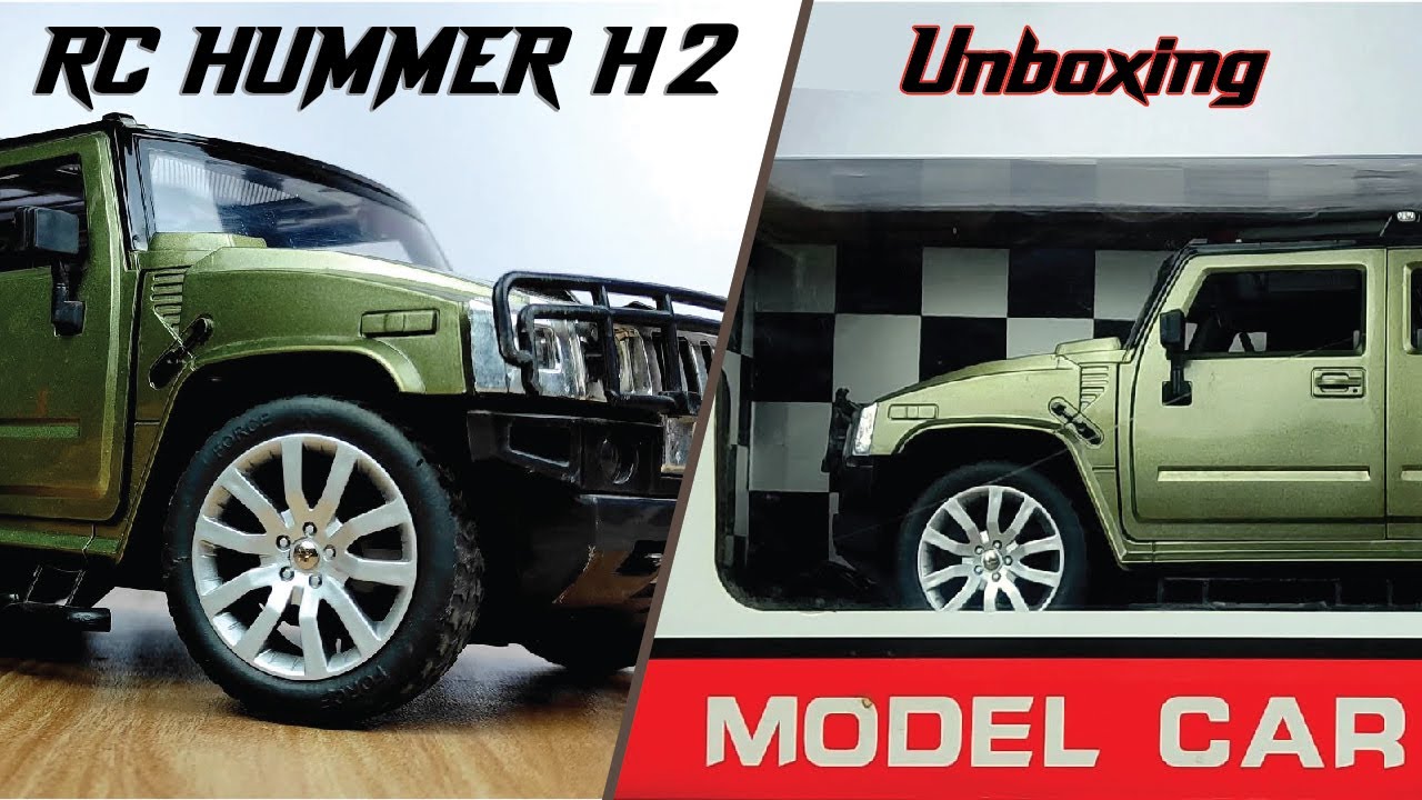 RC Big Size Hummer Car Unboxing & Testing | Scale 1/12 Remote Control ...