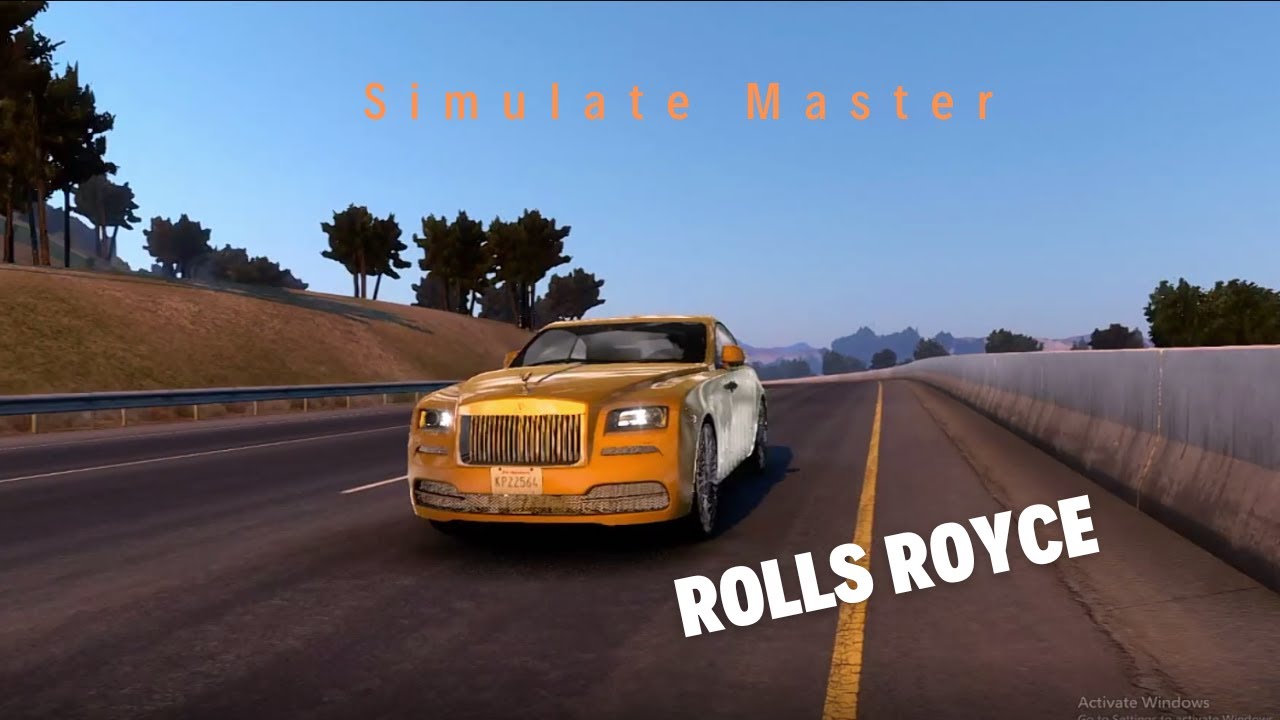 New rolls royce car drive American truck simulator mod | Simulate ...