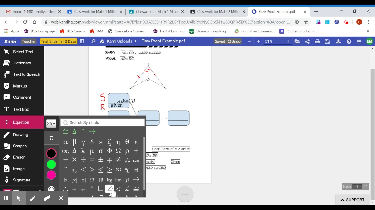 Flow Chart Proofs - YouTube
