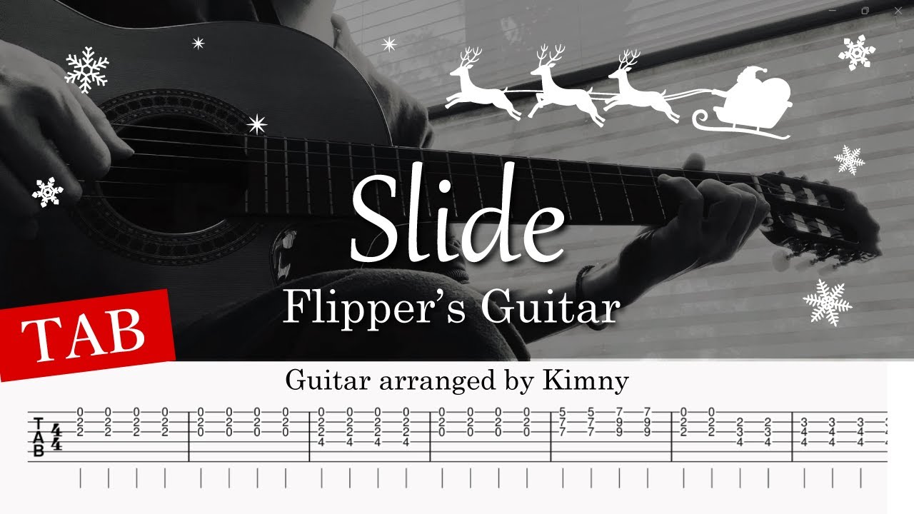 [ TAB ] Slide - Flipper's Guitar | Fingerstyle Guitar Cover - YouTube