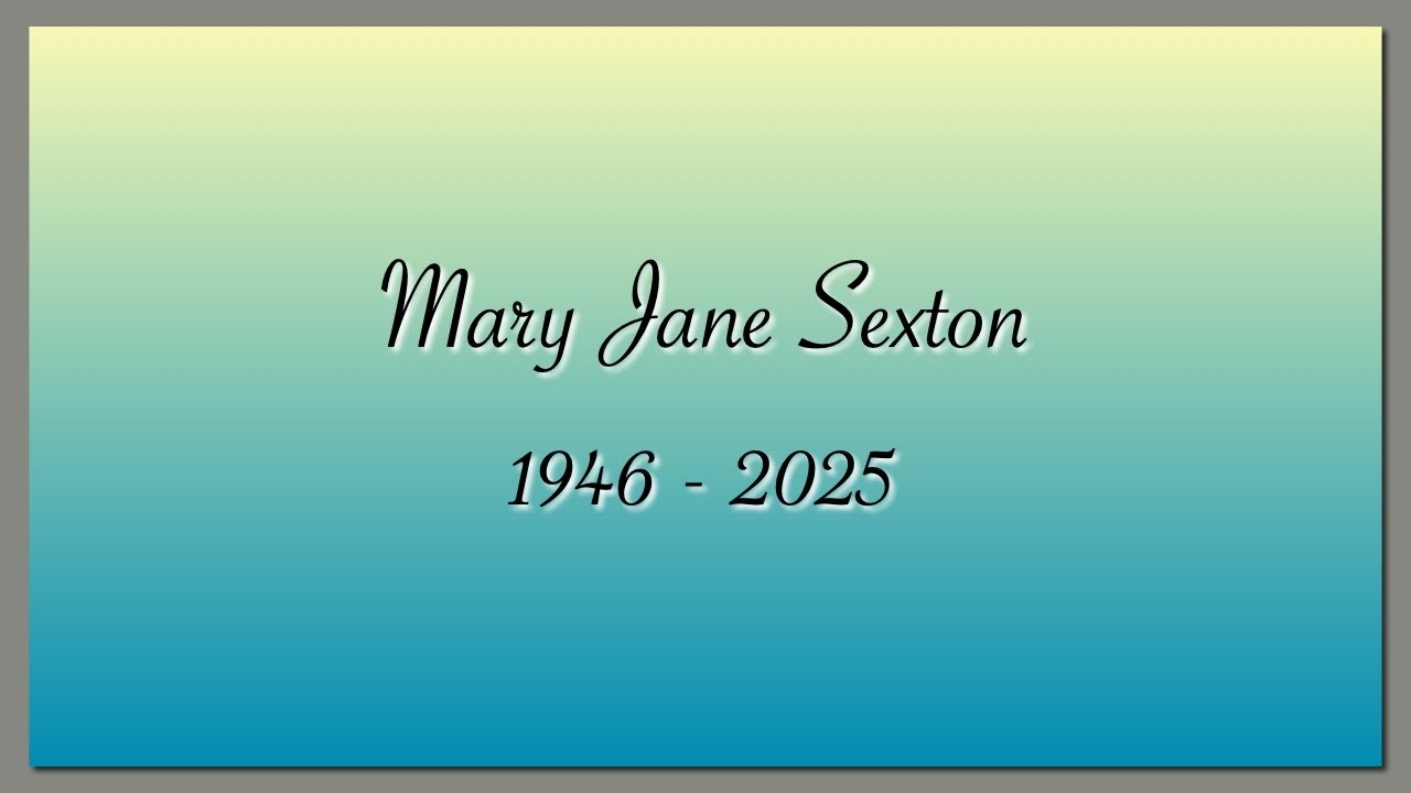 Funeral Mass for Mary Jane Sexton, May 8, 2025 at 10:00 am - YouTube