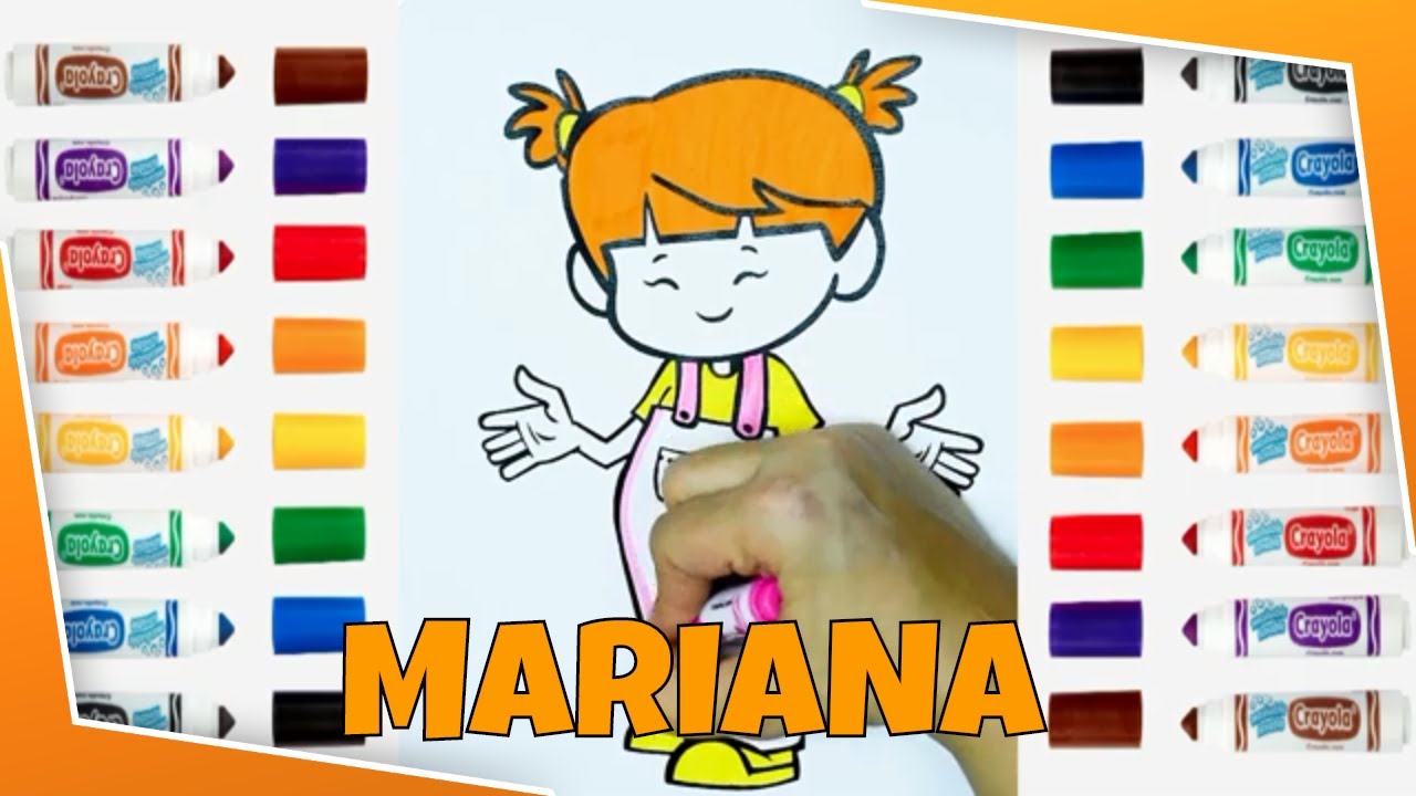 Coloring Lottie Dorrie Chicken Mariana - Coloreando a la Gallina ...