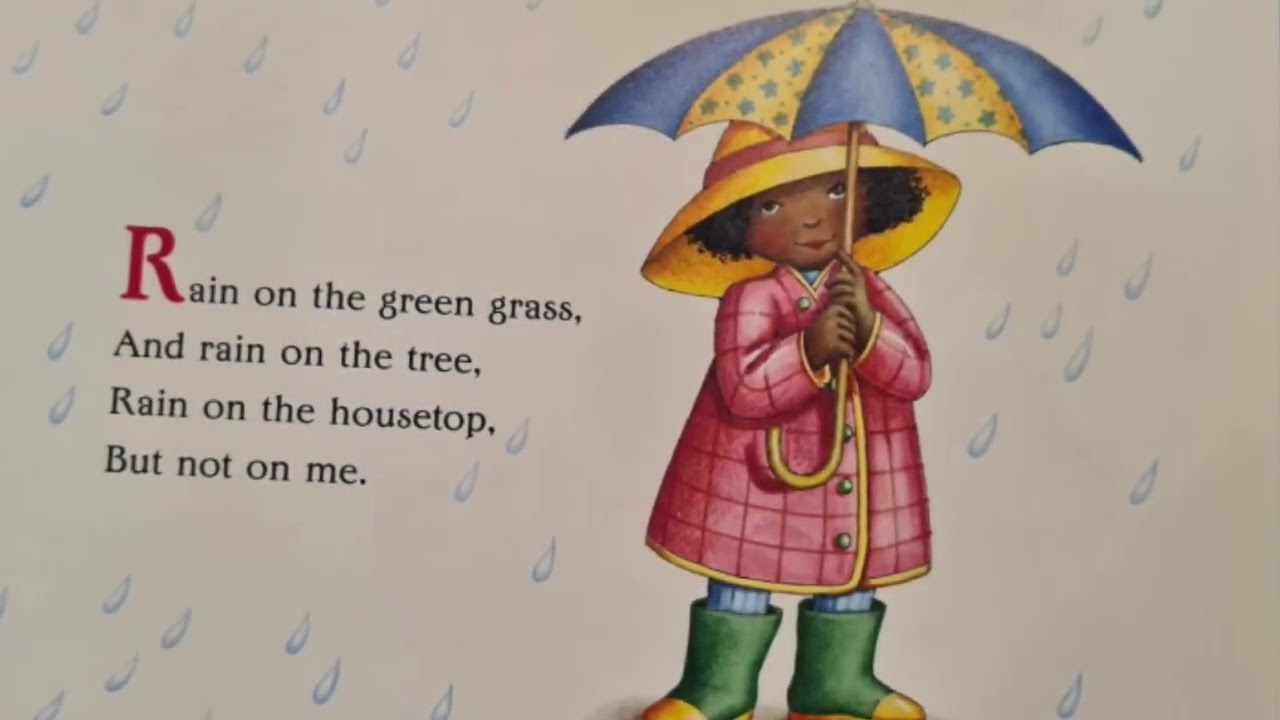 Nursery Rhyme - Rain- Practice - YouTube