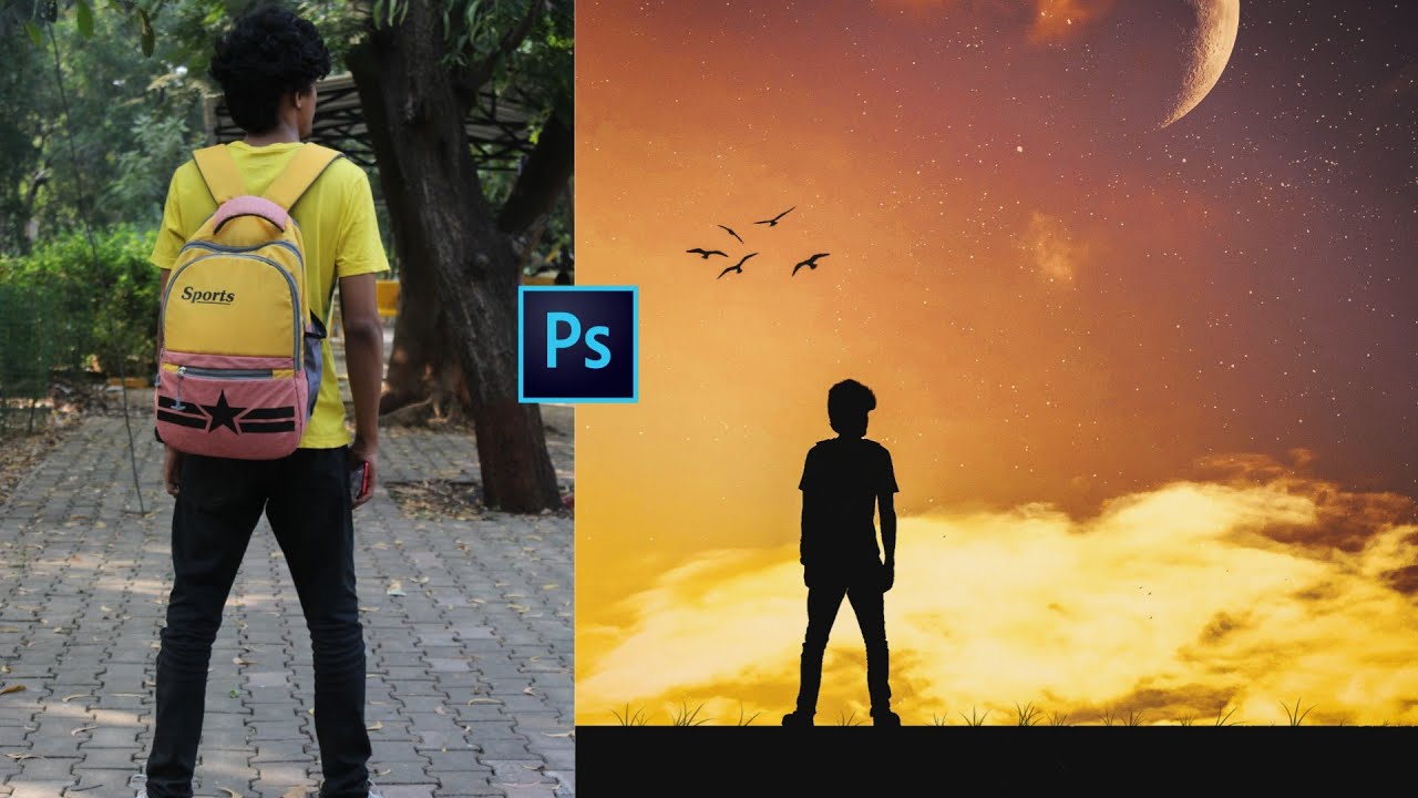 How To Edit Silhouette Photo | Photoshop tutorial | - YouTube