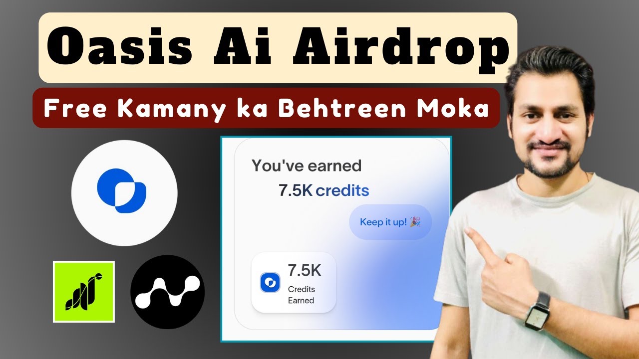Oasis Ai Airdrop | Oasis Airdrop Join Kaise Kare | How to Increase Oasis Points | Same like ...