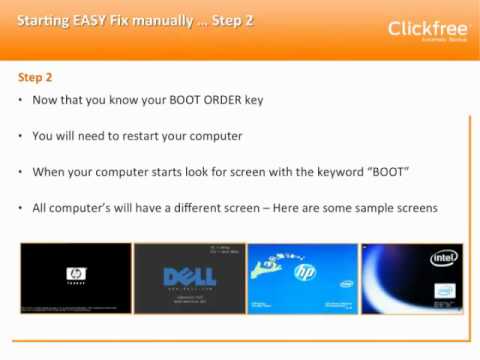 How to use Easy Fix when Windows is not Working - Clickfree TV - YouTube