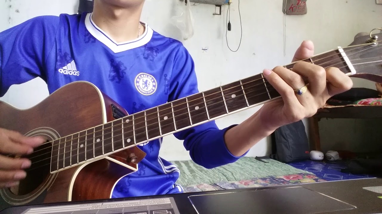 Guitar xab thoj chim lub siab - YouTube