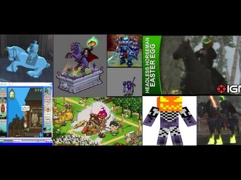 the headless horseman in video games: list and gameplay - YouTube