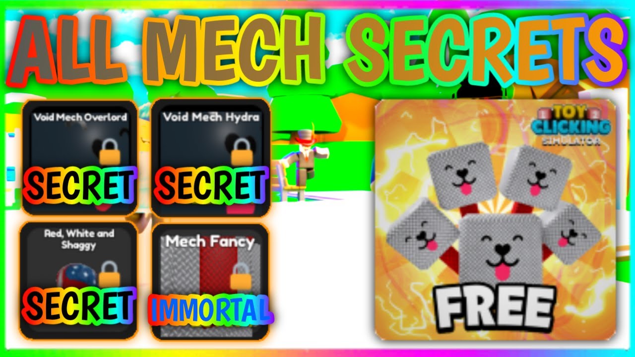 [⚙️MECH⚙️] 😱ALL MECH IMMORTALS & SECRETS😱 Showcase In Toy Clicking ...