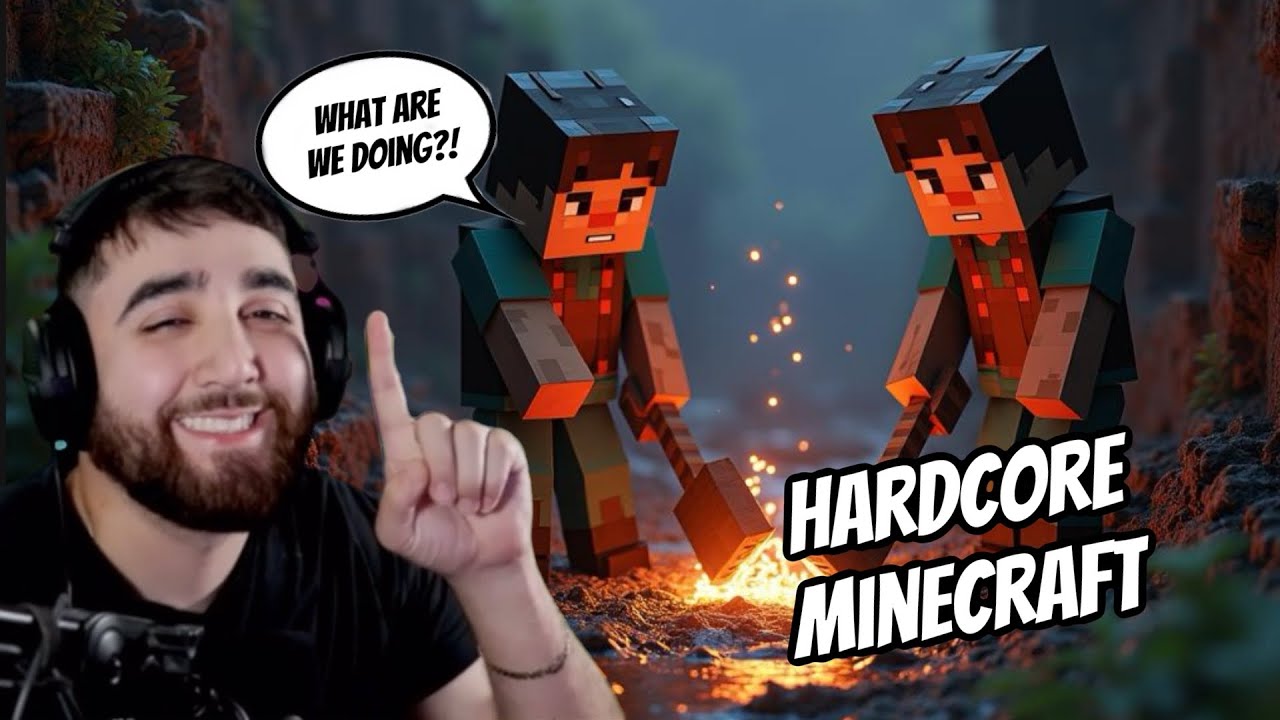 TWO NOOBS PLAY HARDCORE MINECRAFT! - YouTube