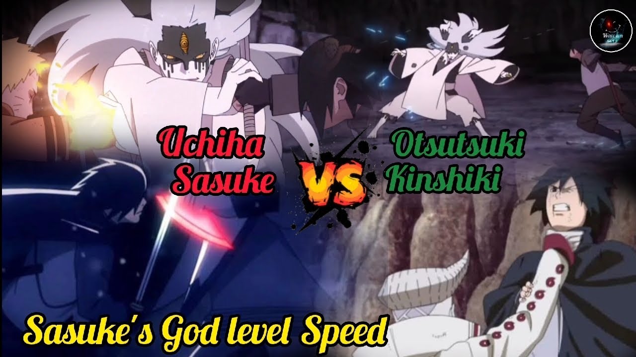 Sasuke🙌god level Fight in one hand 🤬 Otsutsuki kinshiki VS Sasuke ...