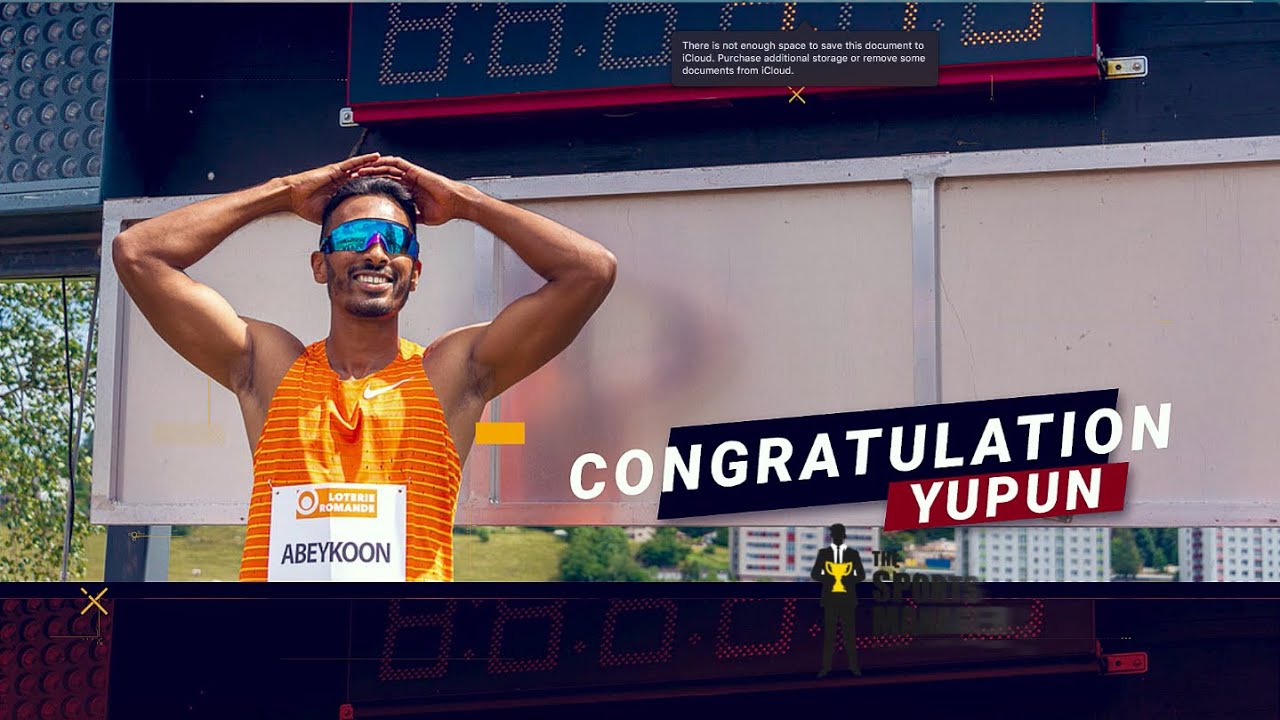 YUPUN ABEYKOON ENTERS SUB 10 CLUB | Fastest man in South Asia - YouTube