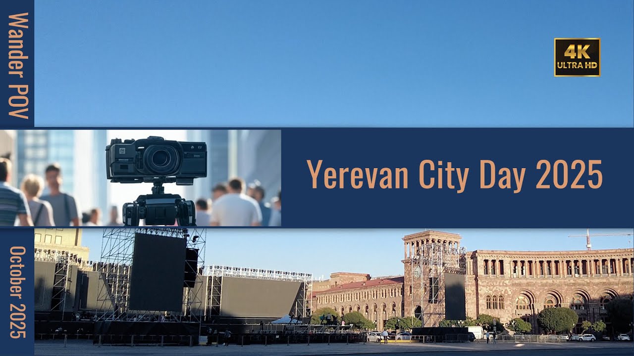 [4K] Yerevan City Day 2025 Immersive Experience | Yerevan, Armenia ...