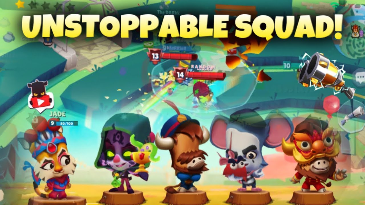 UNSTOPPABLE SQUAD! Jade, Buck, Louie & Faye DOMINATE in Zooba! (Epic ...
