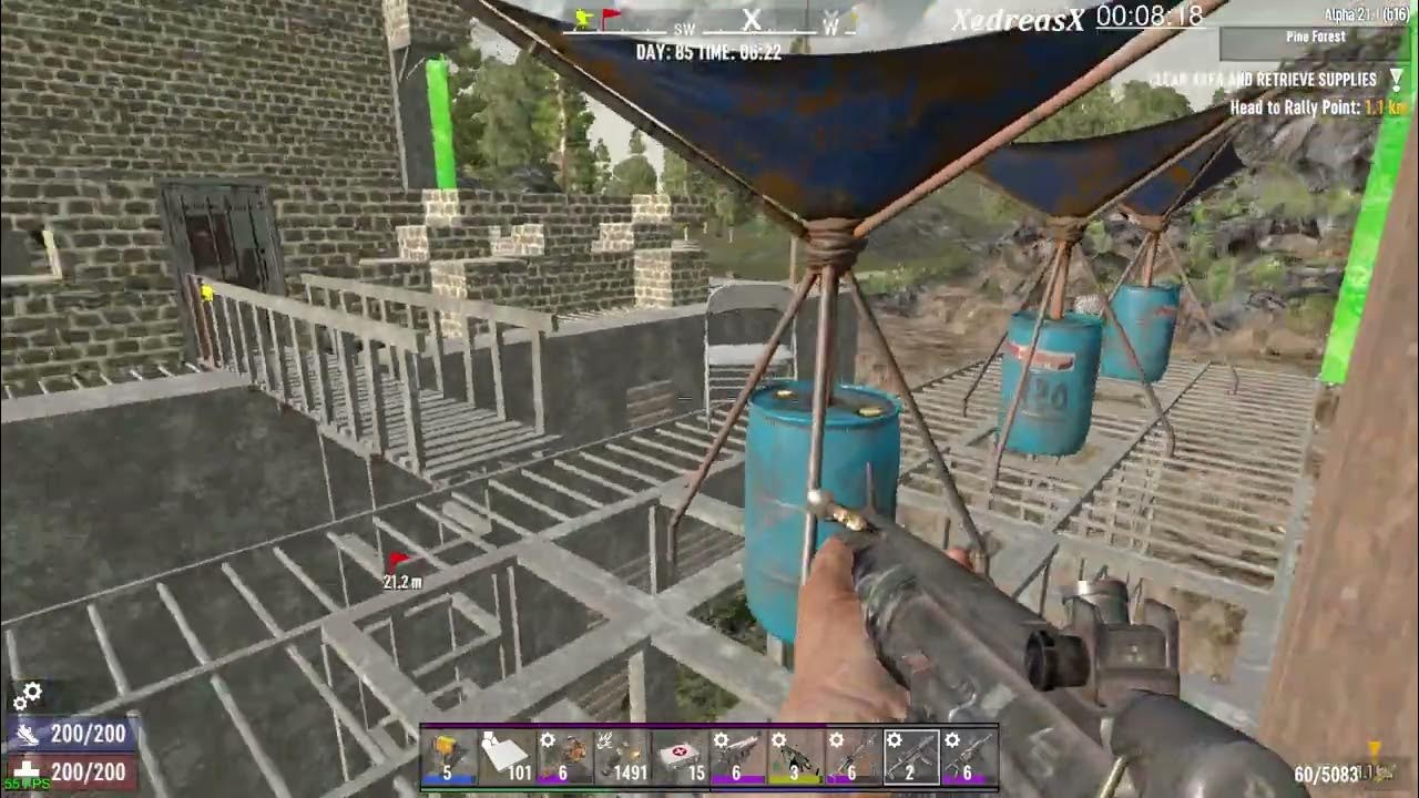 7 Days to die- Ranger Fudd (Day84-85*-25th horde night fun) - YouTube