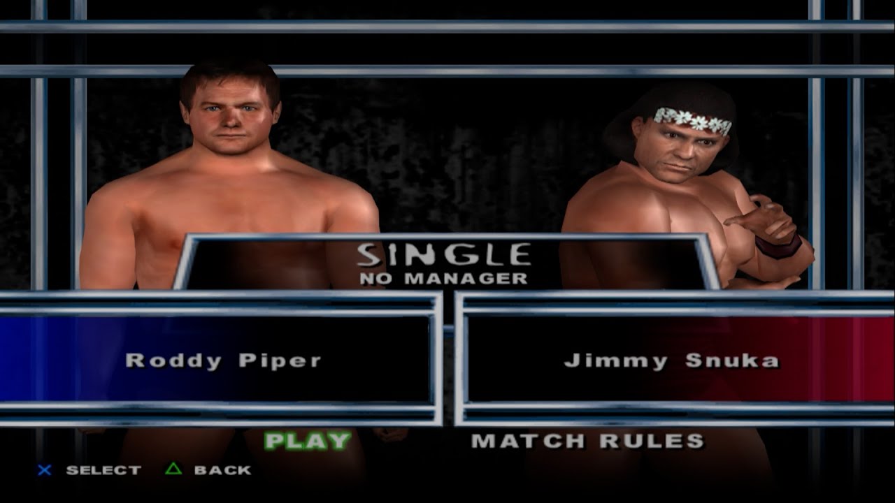 WWE SmackDown! Here Comes the Pain - Roddy Piper VS Jimmy Snuka (SINGLE ...