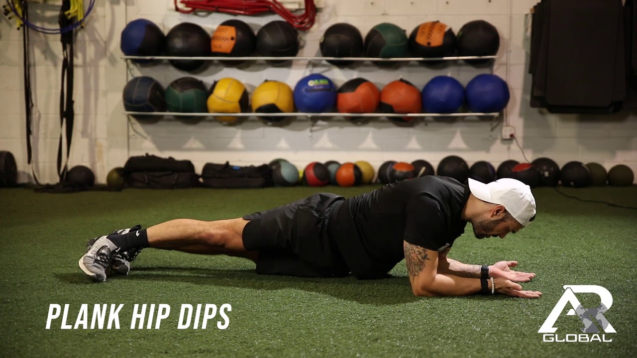 Plank Hip Dips - YouTube