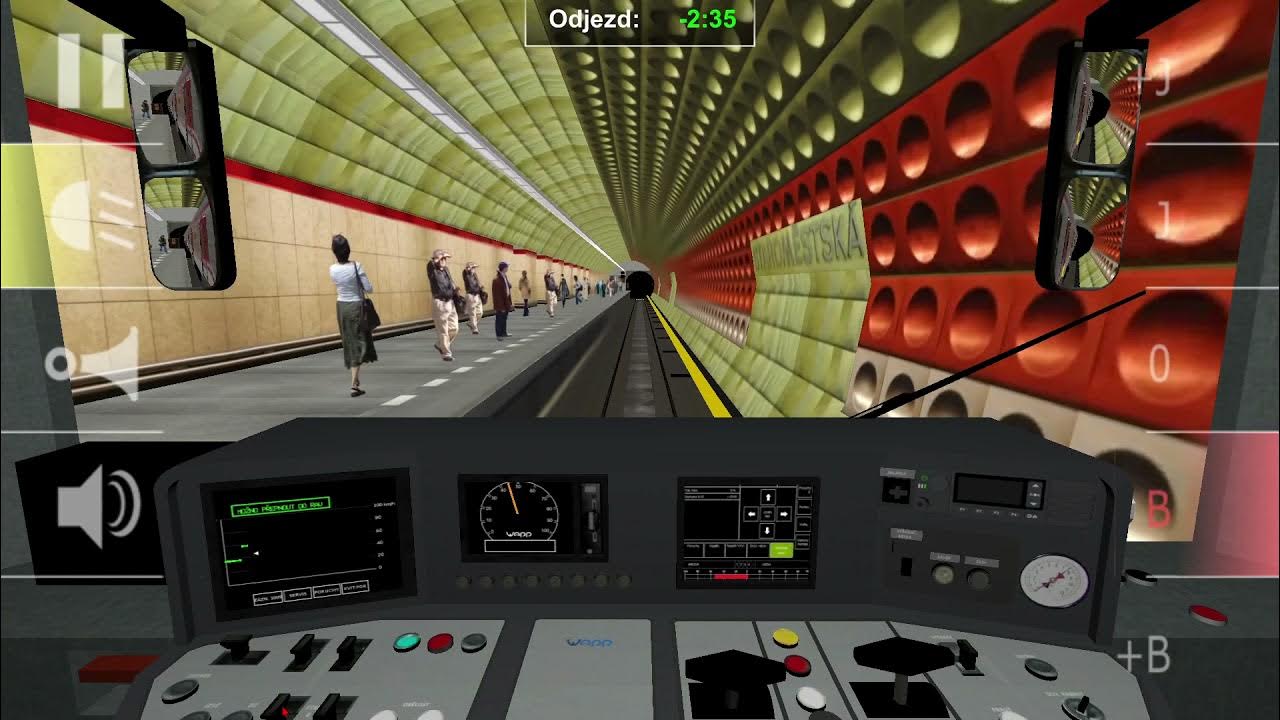 Subway Simulator Prague Metro Trasa Nemocnice Motol- Depo Hostivař - YouTube