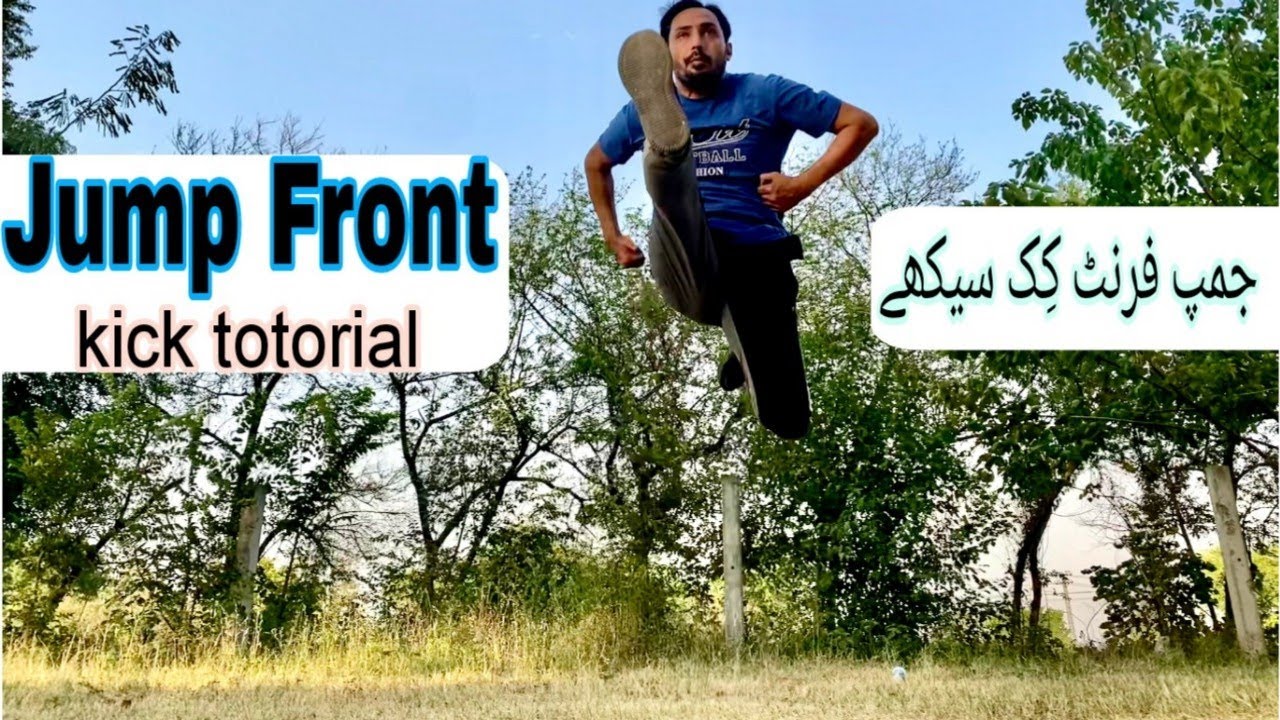 how to jump front kick | learn jumpfront kick | jump front kick ...