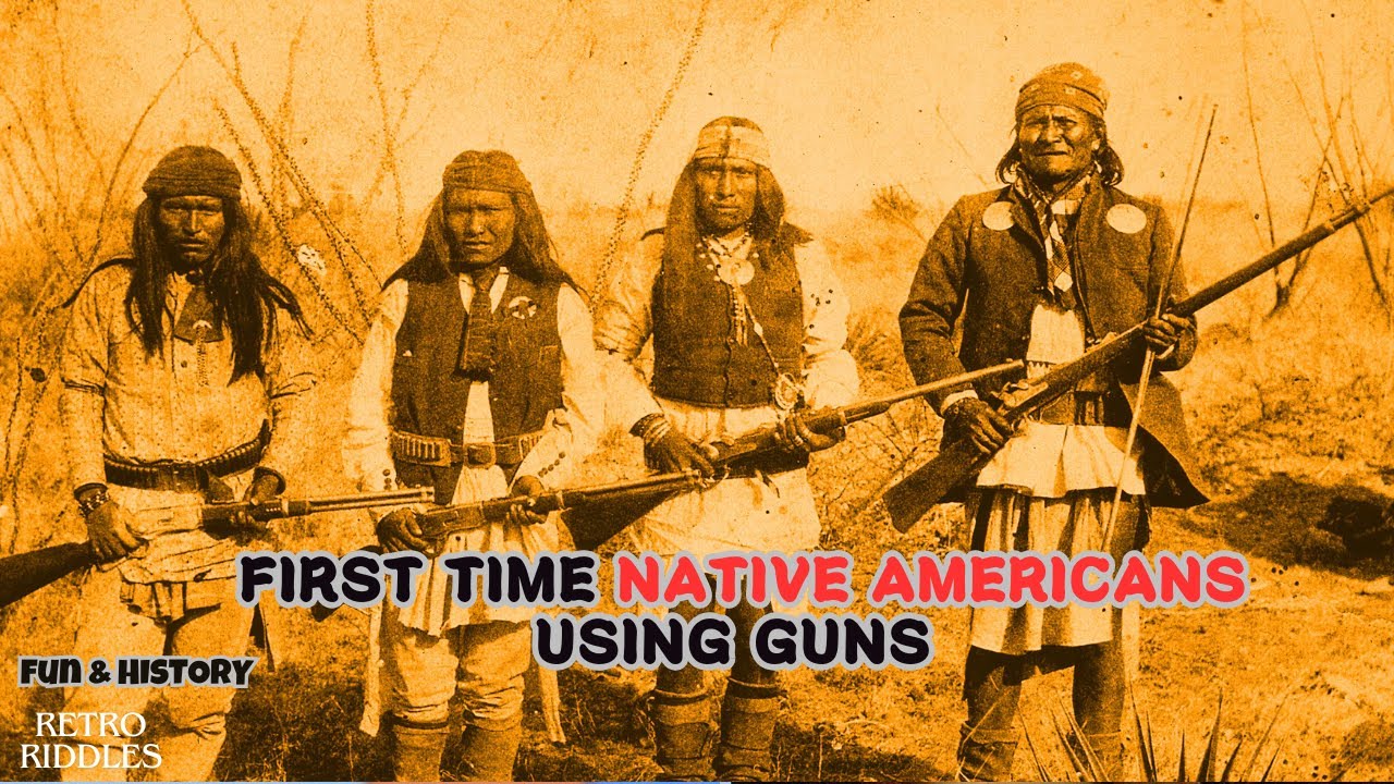 The first time native Americans used guns in battle! #nativeamerican # ...