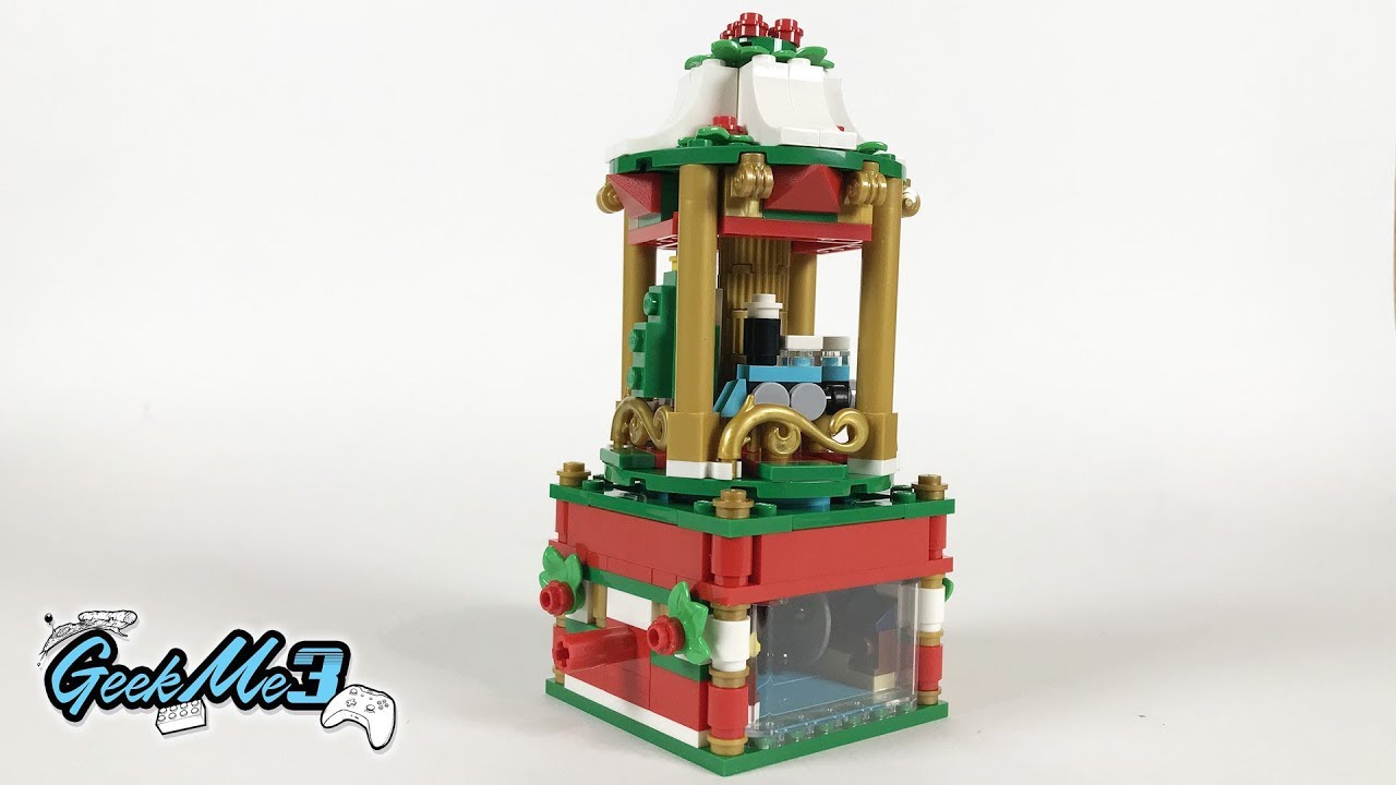 Lego Saisonnier 40293 - Christmas Carousel - Le test en Français - YouTube