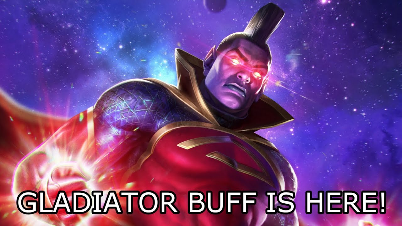 GLADIATOR Buff is AMAZING | Buff showcase + changes to his kit - MCOC ...