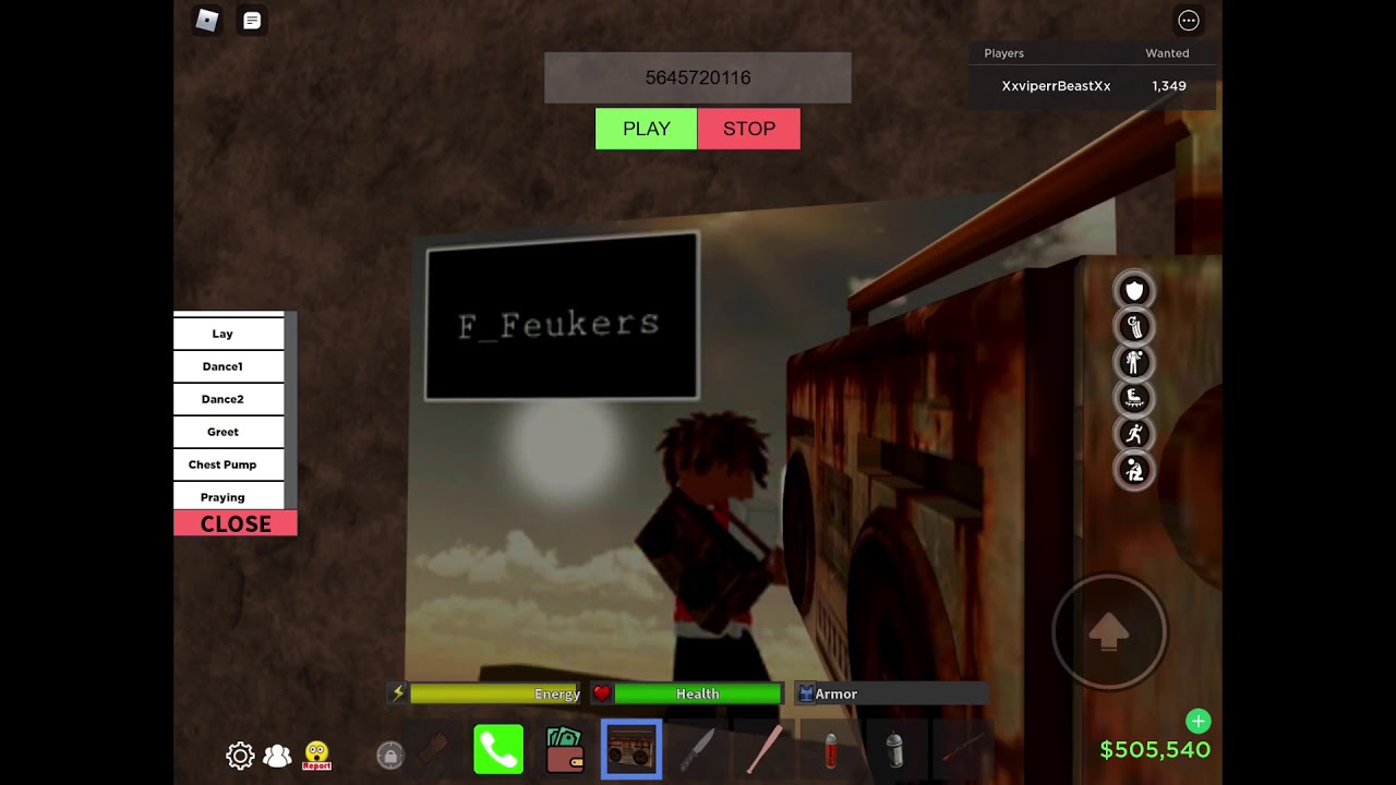 ROBLOX- Da Hood (music code) - YouTube