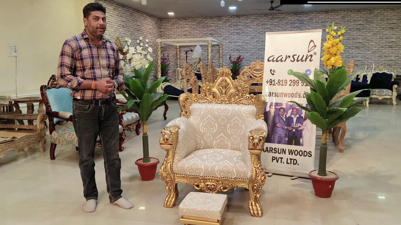 Shukrana Guruji Gaddi Custom-Made Throne Chairs for Satsang & Devotion ...