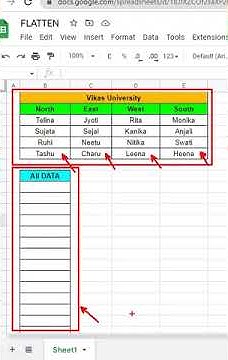 Excel FLATTEN Formula | #shorts #excel #exceltips #exceltricks #googlesheets - YouTube