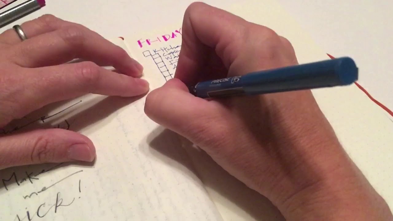 Bullet Journal Set Up - Daily Rapid Logging - YouTube