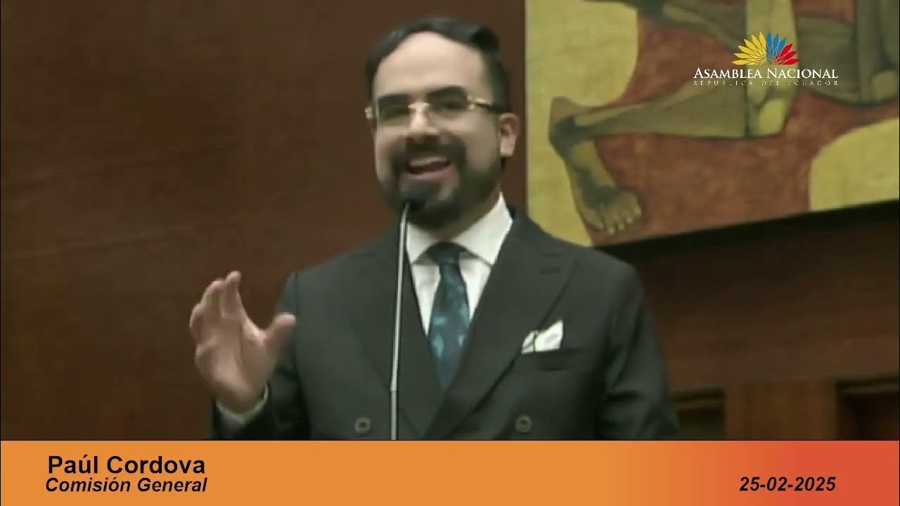 Paúl Cordova - Sesión 1012 - Comisión General - YouTube
