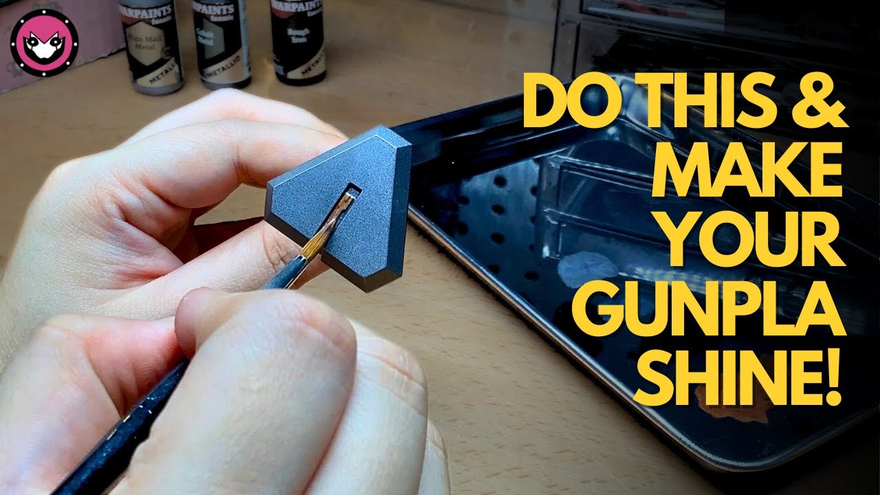 How to HANDPAINT Gunpla! | Handpainting Metallic Paint on Gunpla - YouTube