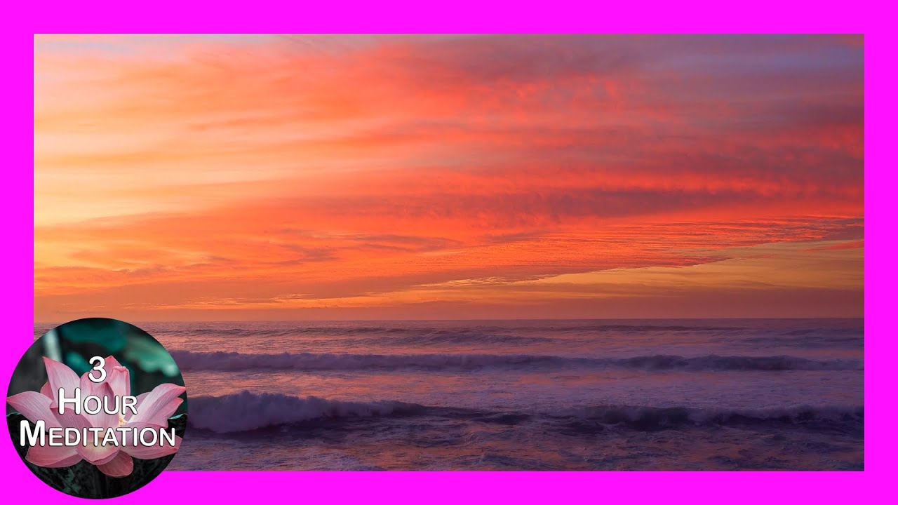 Rolling Sunset | Calming Meditation & Sleep Music | 3 Hours - YouTube