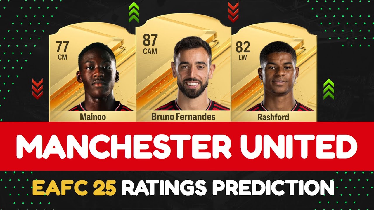 FC 25 | MANCHESTER UNITED PLAYER RATINGS PREDICTION 🔥🤯 | EA FC 25 | ft ...