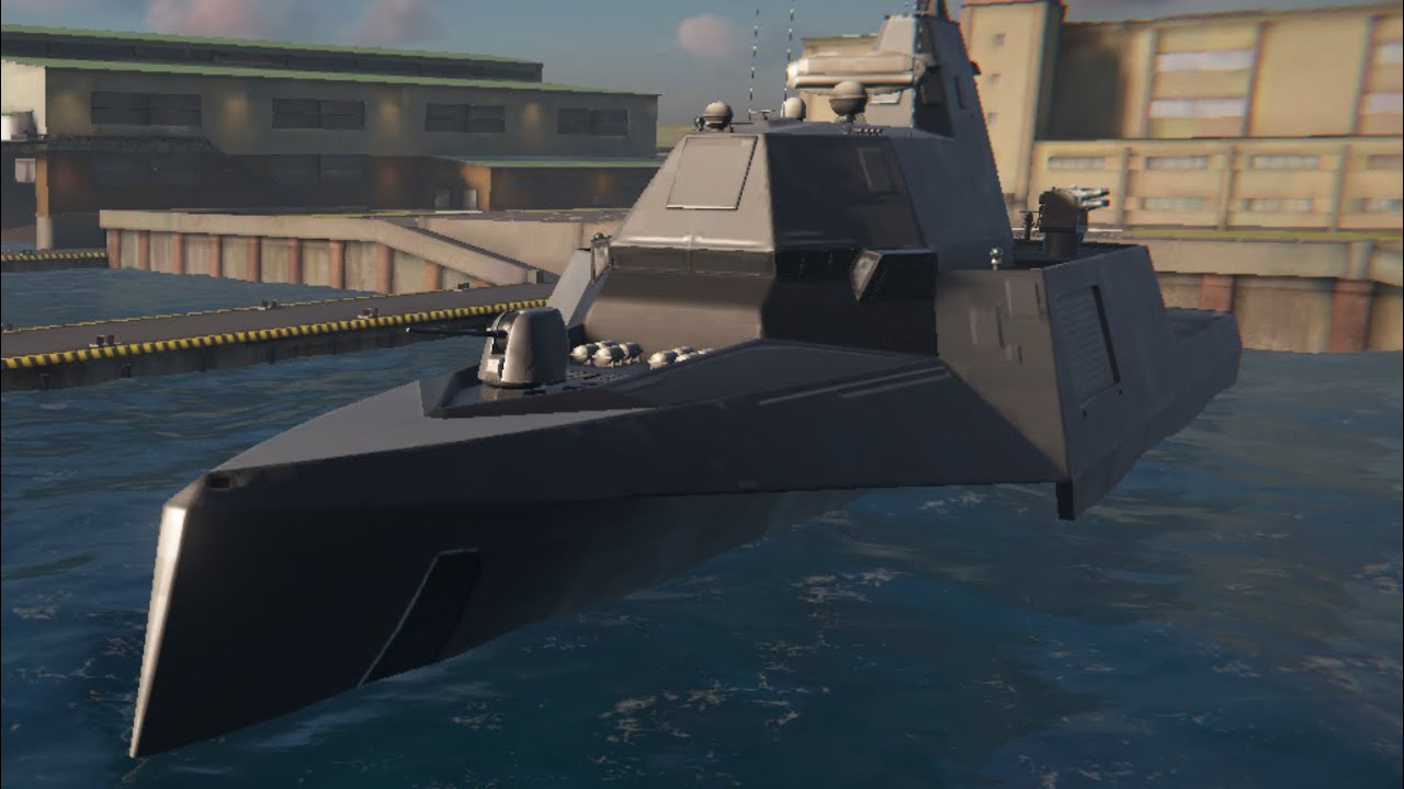 Game avec le navire français FS XWind 4000 sur Modern Warship - YouTube