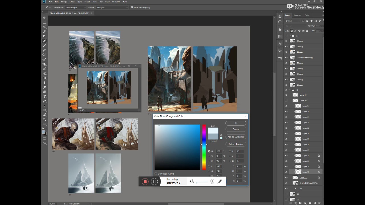 Color and Light Study#10 - Process - YouTube